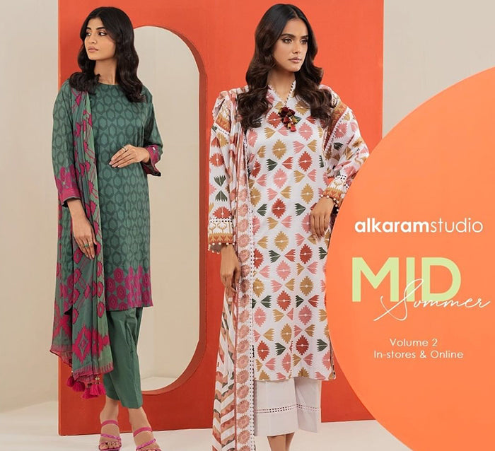 Top 5 – 3-Piece Unstitched Outfits by Alkaram Studio