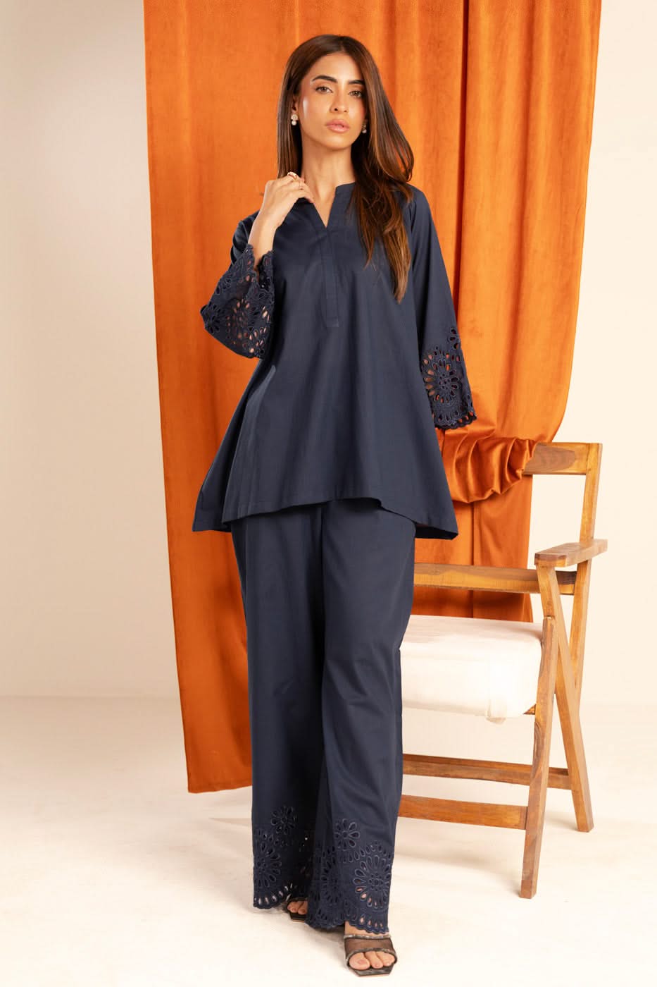 Stitched - 2 Pc Embroidered Cambric Outfit – Alkaram Studio