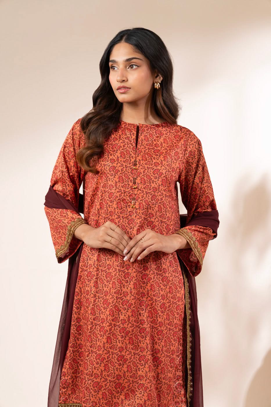 Stitched - 2 Pc Printed Lawn Outfit – Alkaram Studio