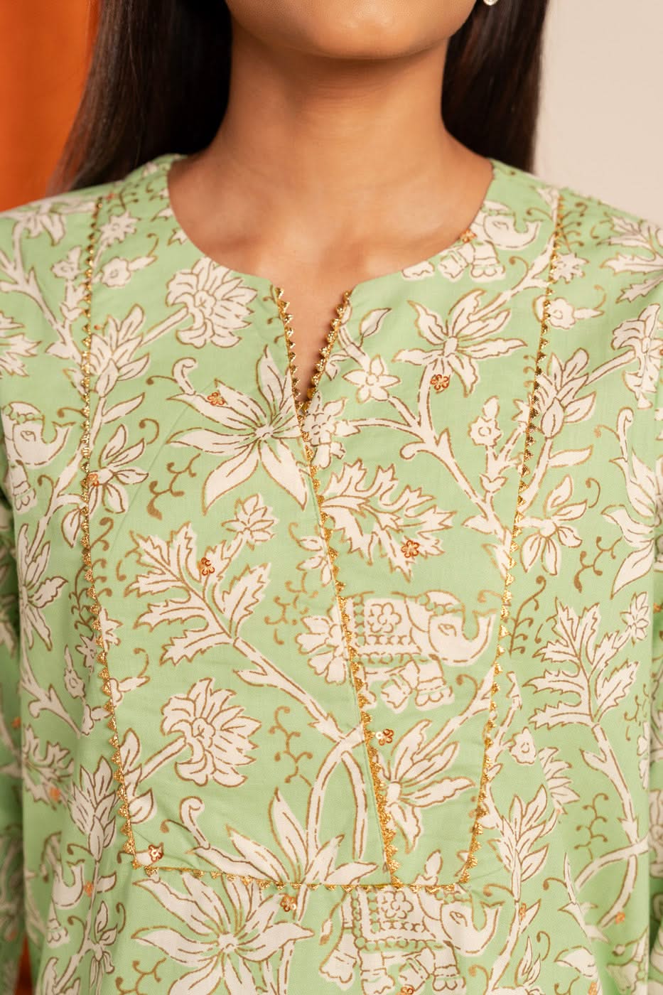 Stitched - 3 Pc Embroidered Irish Outfit – Alkaram Studio