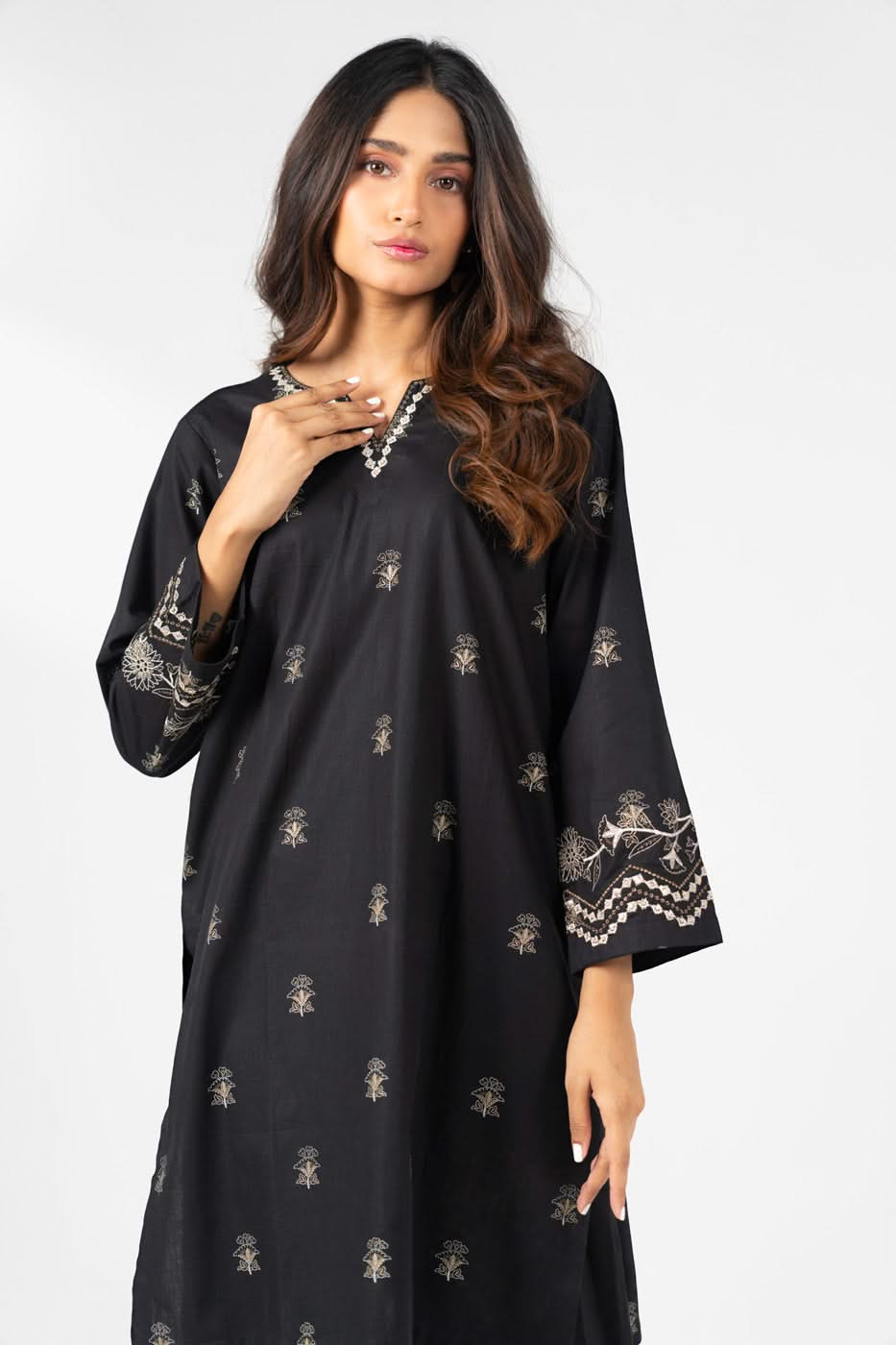 Stitched - 3 Pc Irish Outfit – Alkaram Studio